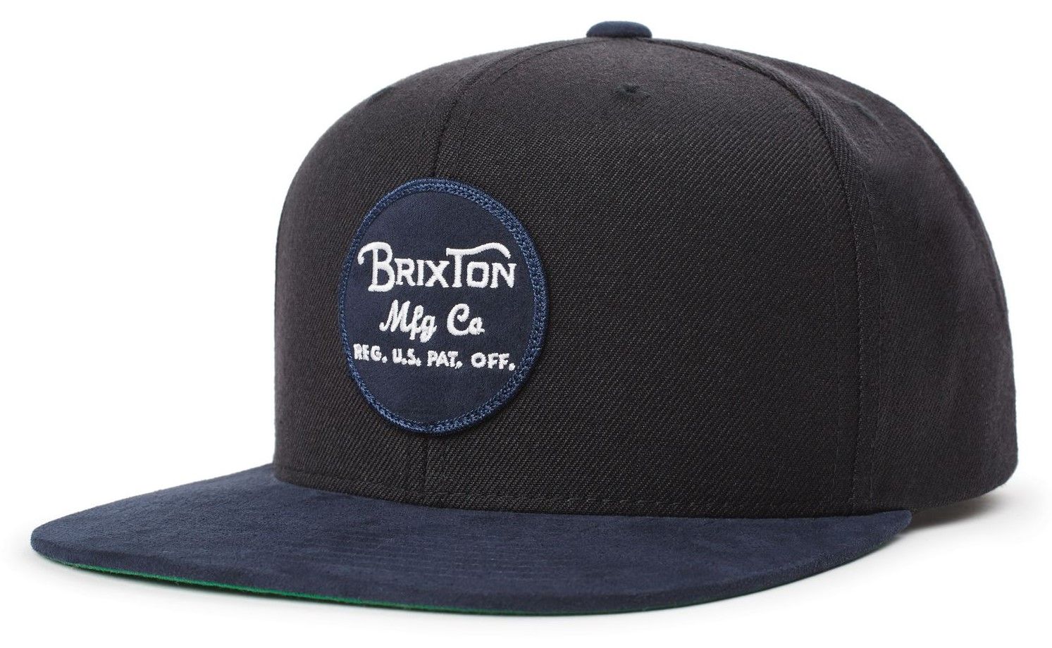 Brixton Cap Wheeler Snapback Black/Washed Navy | Caps / Mützen | Herren ...