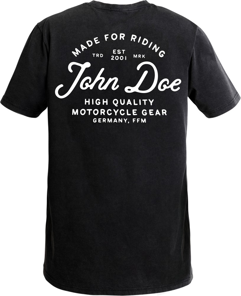 John Doe T-Shirt JD Lettering Black | T-Shirts | Freizeit Moto | Herrenbekleidung | Motorrad ...