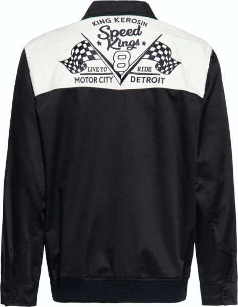 King Kerosin Gabardin Jacke Speed King | Jacken | Freizeit Moto ...