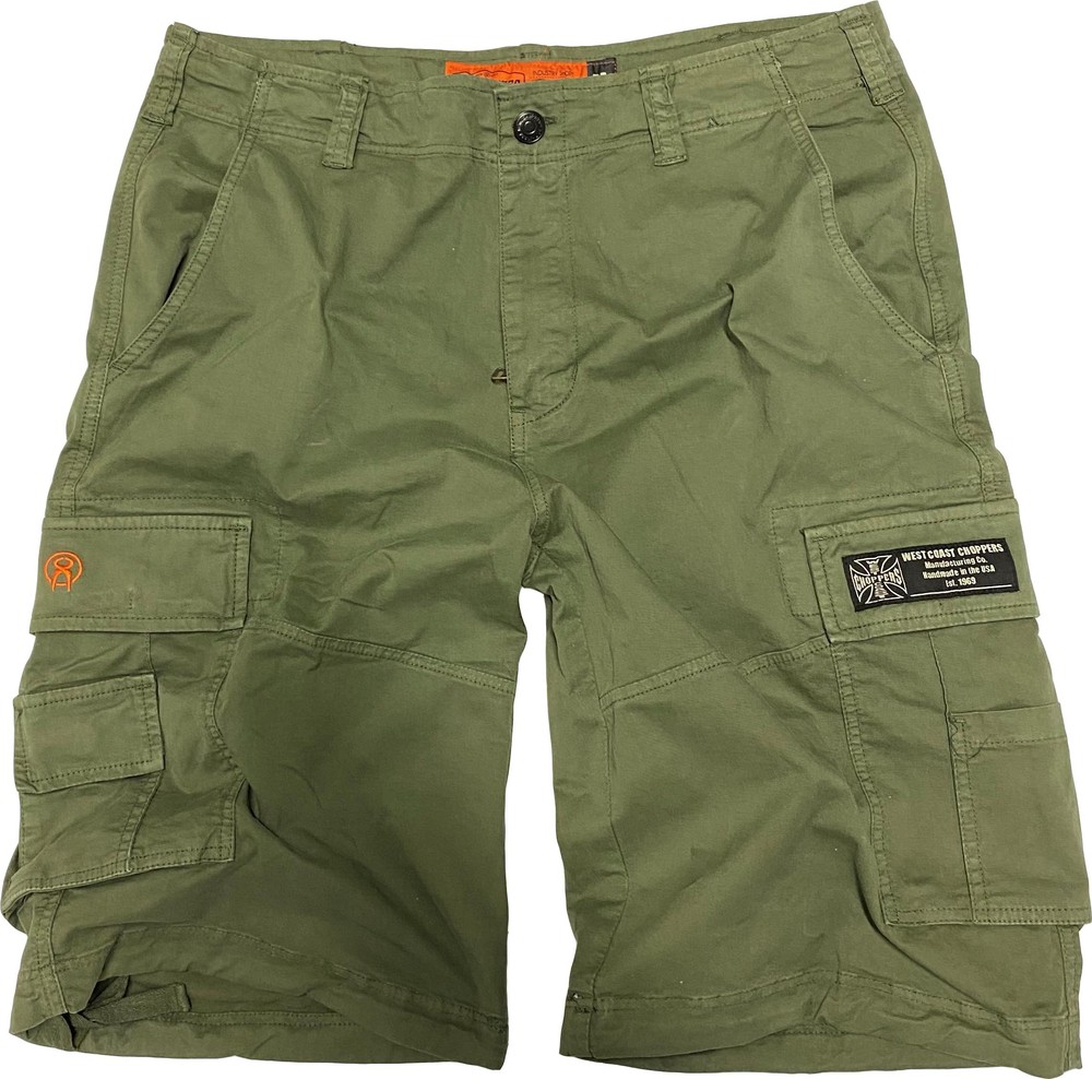 WCC West Coast Choppers Cargo Shorts CFL - Olive | Shorts | Freizeit ...