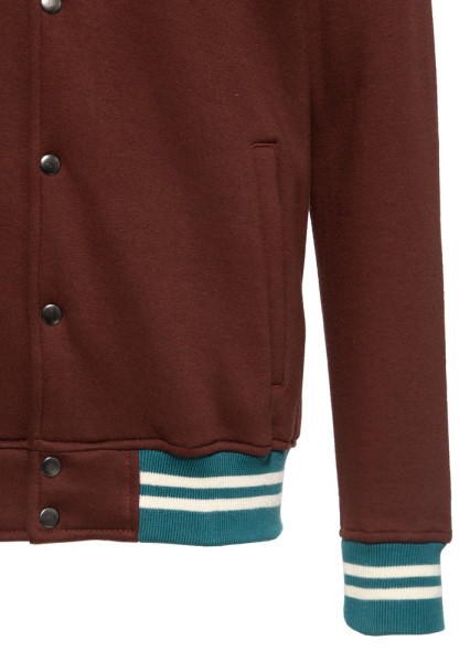 King Kerosin Play Hard College Sweat Jacke Brown | Jacken / Westen ...