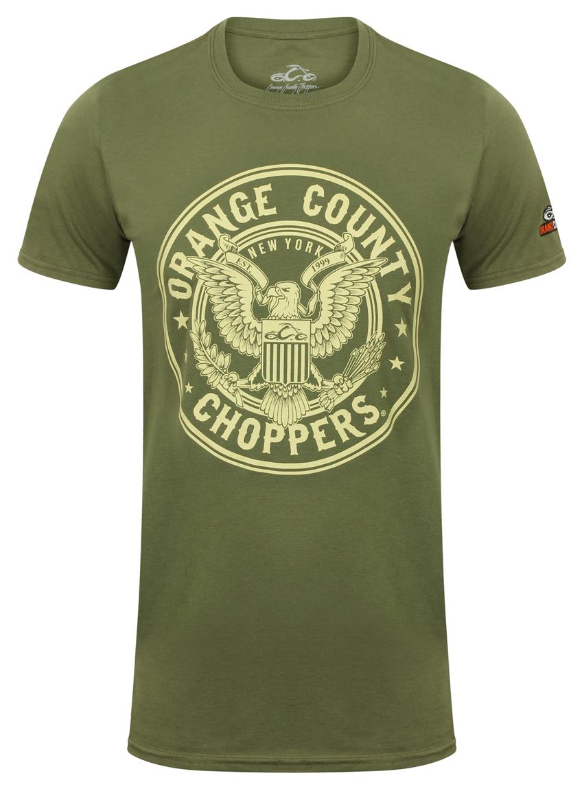 OCC Orange County Choppers T-Shirt Eagle Military Green | T-Shirts ...