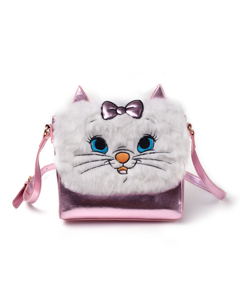Marie Handbags Disney - Marie Shoulder Bag With Furry Flap Pink | Bags ...