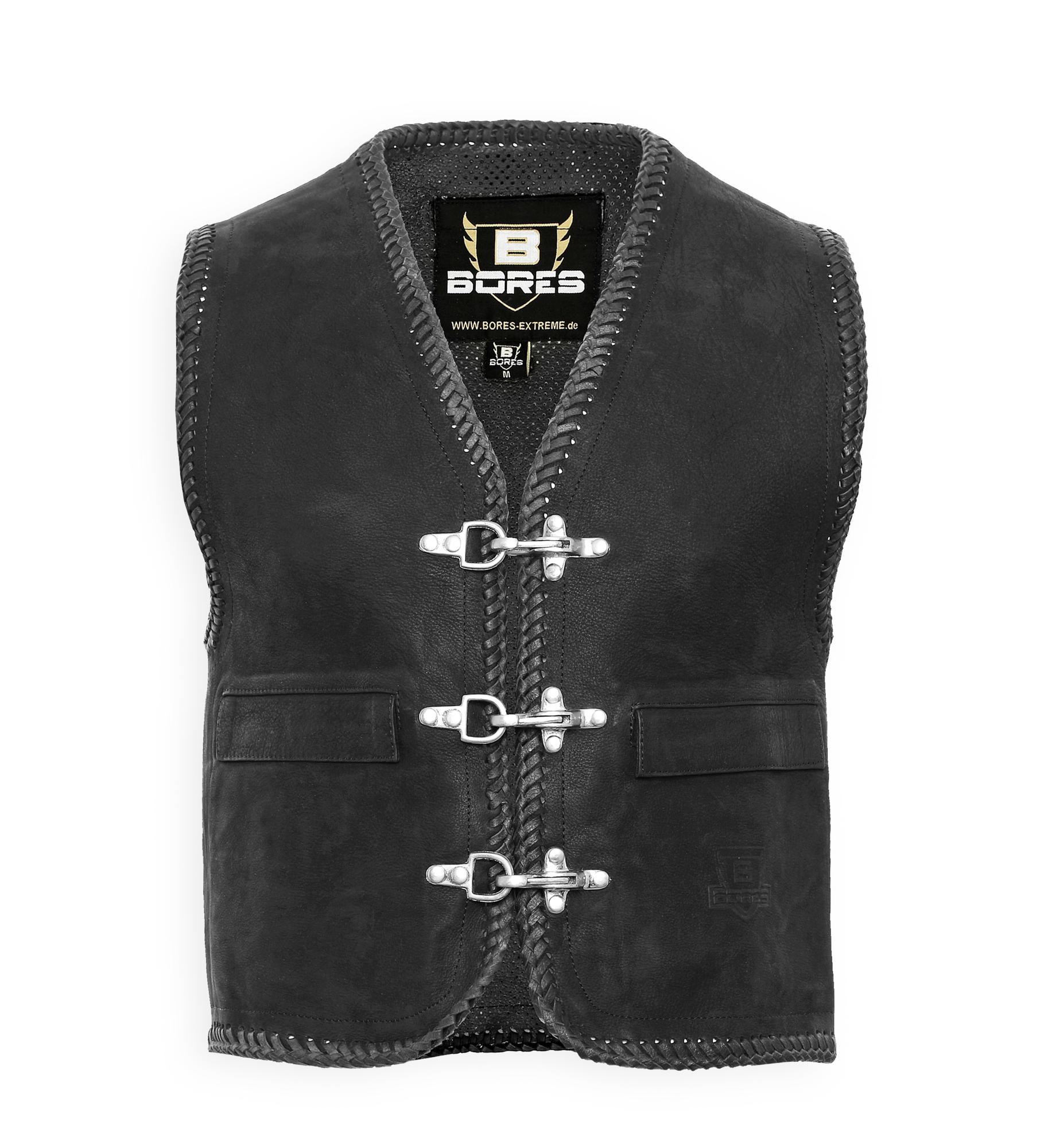 Bores Lederweste Sunride 2 Black | Westen | Herrenbekleidung | Motorrad ...