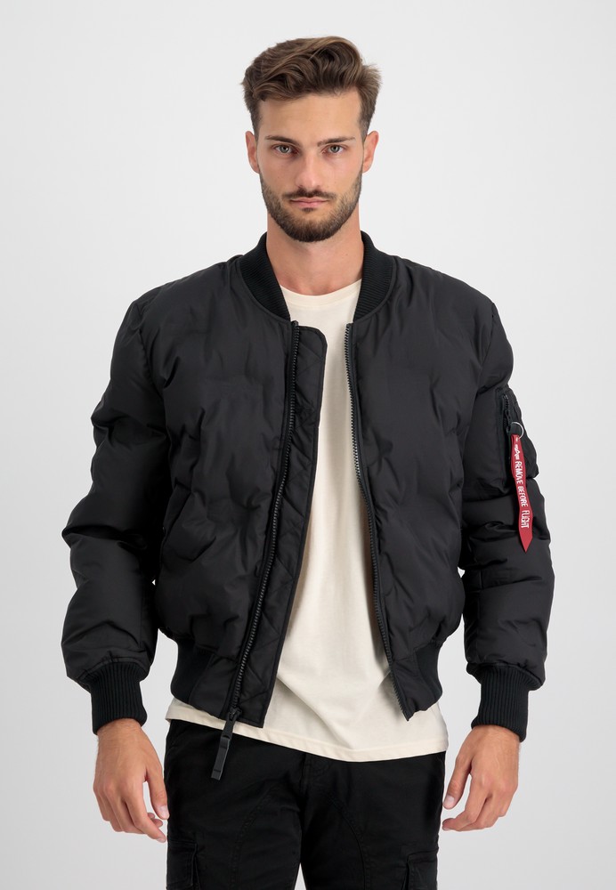 Alpha Industries Jacke MA-1 Emb. Logo Puffer Black | Jacken / Westen | Herren | Lifestyle ...
