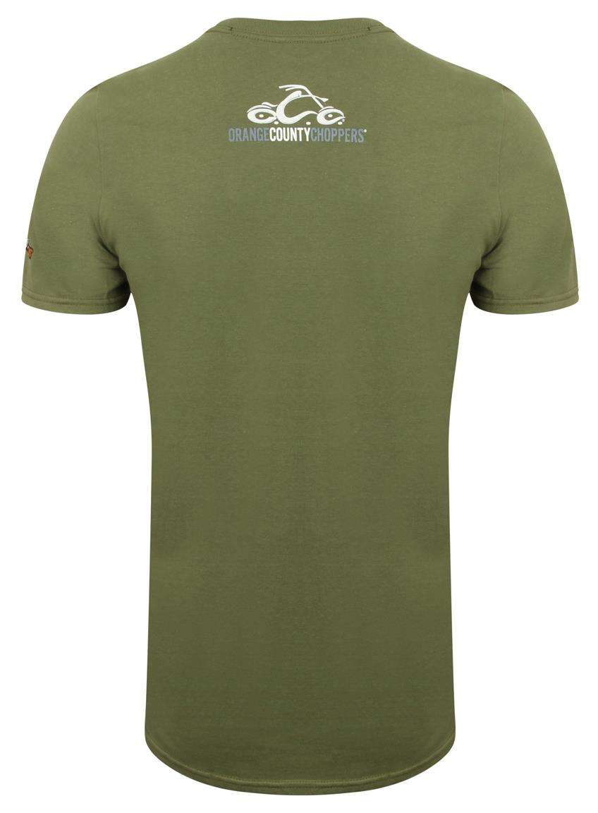 OCC Orange County Choppers T-Shirt Eagle Military Green | T-Shirts ...