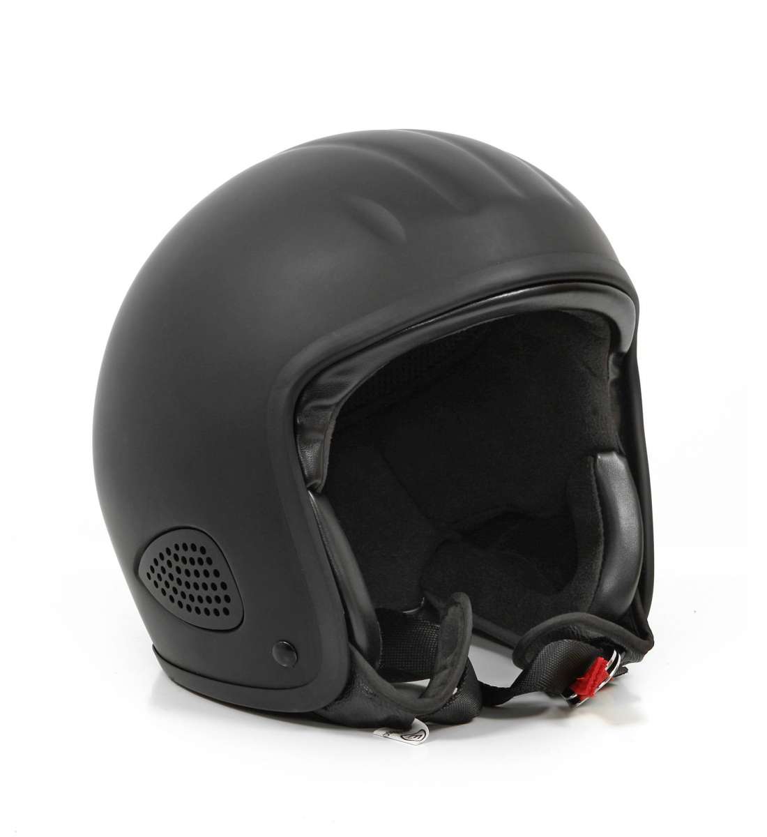 Bores Motorrad Helm Gensler Kult Jethelm mit Textil Innenfutter matt ...
