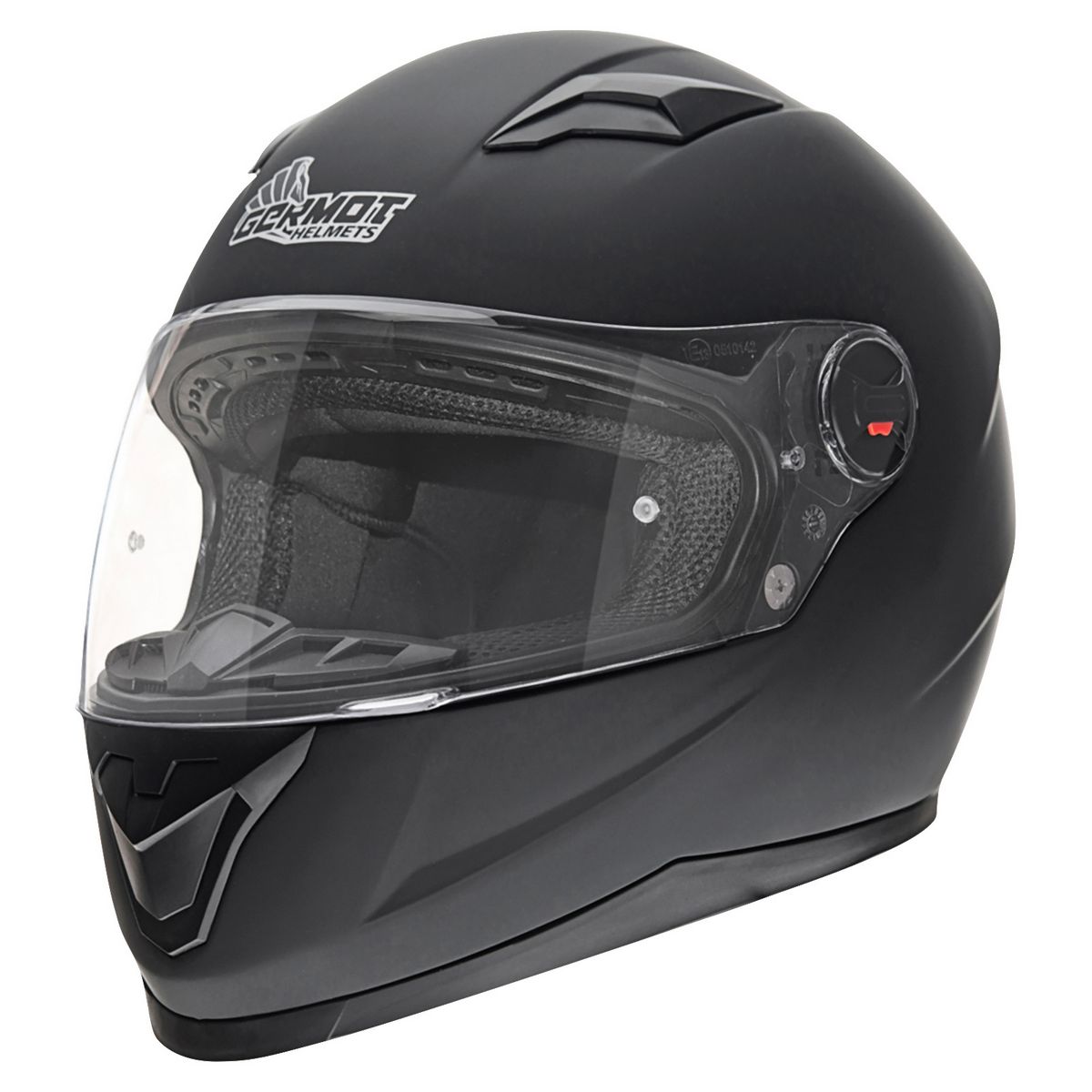 Germot Motorrad Helm GM 320 Integralhelm matt Black | Integralhelme ...