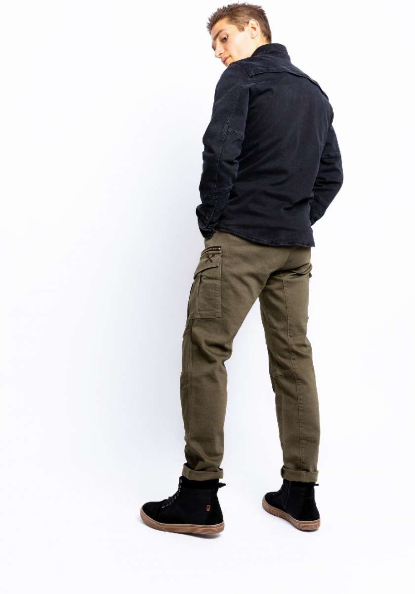 John Doe Motorrad Hose Defender Mono XTM Olive | Textil | Hosen ...