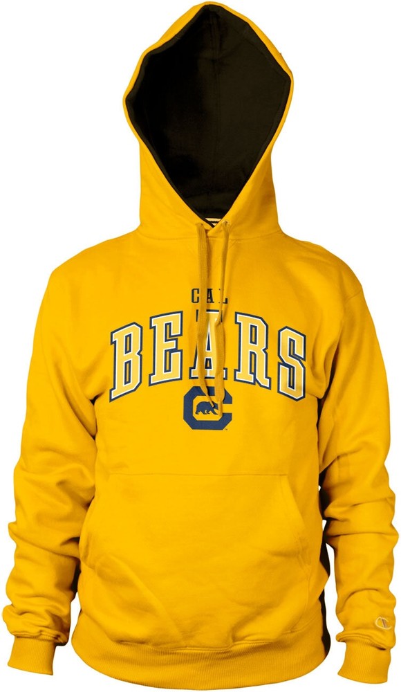 Berkeley University of California Bears Big Patch Hoodie Gold | Hoodies ...