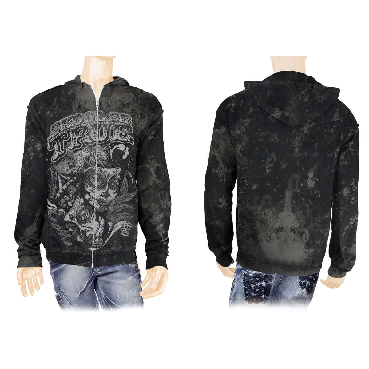 Alchemy 2K2BT Hoodie Carnivale Zip Black | Hoodies / Sweatshirts ...
