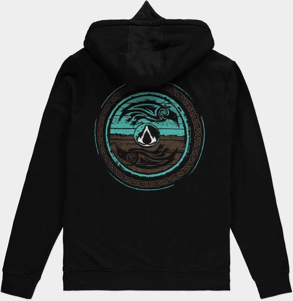 Assassin's Creed Valhalla - Shield And Hammer - Men's Hoodie Black ...