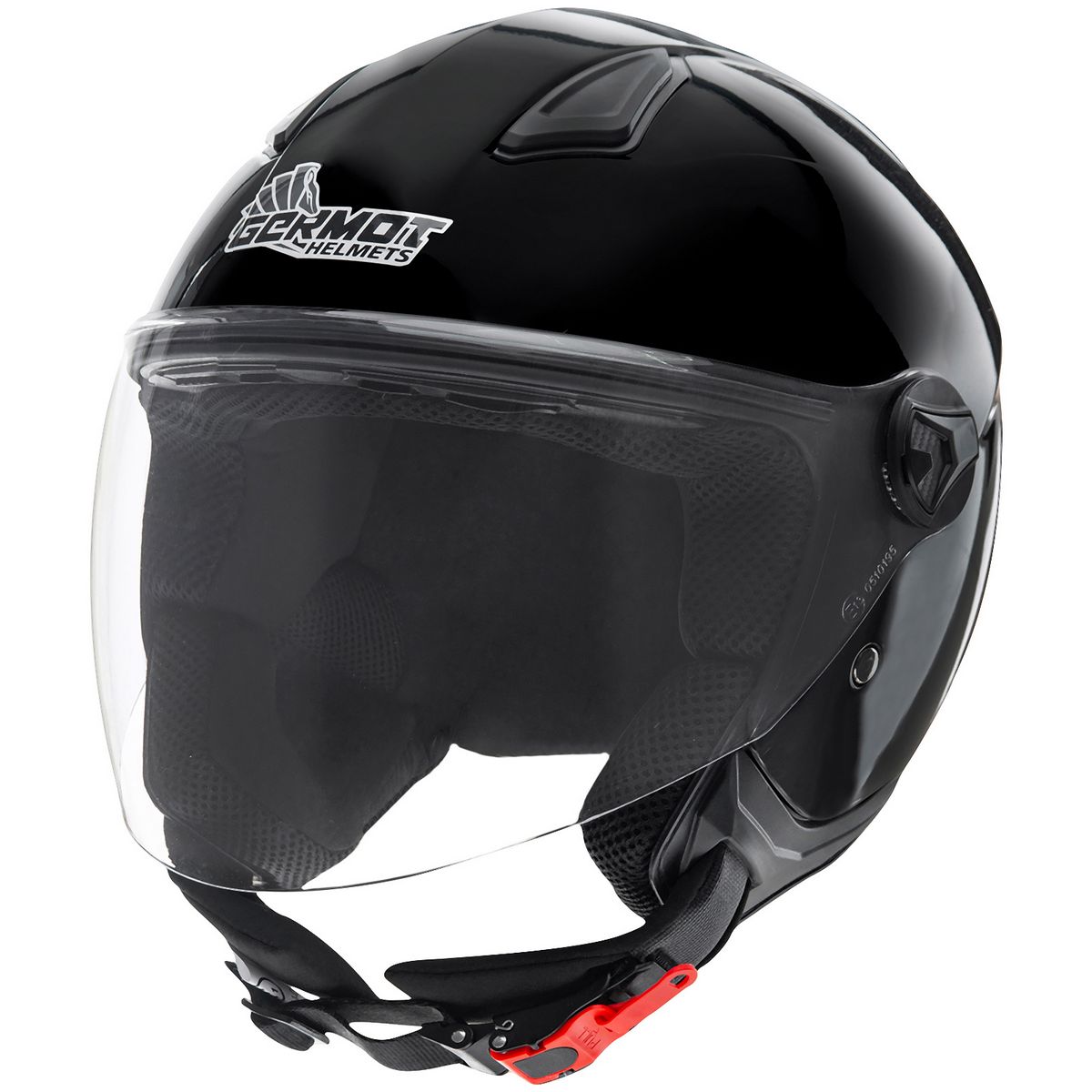 Germot Motorrad Helm GM 196 Jethelm Black | Jethelme | Helme / Zubehör ...