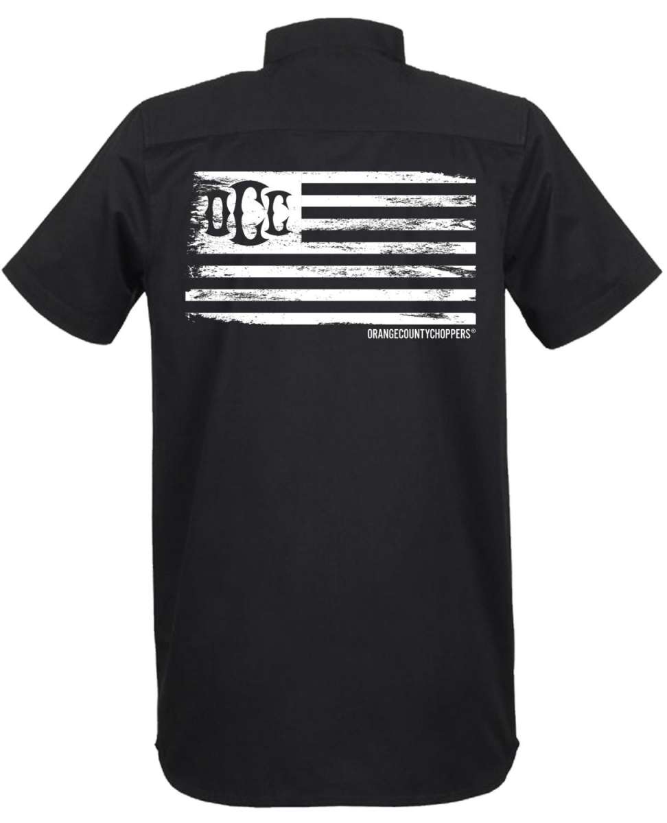 OCC Orange County Choppers Workershirt USA Glory Black | Hemden ...
