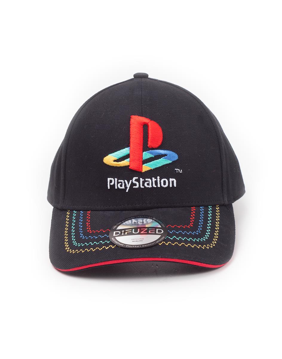 Playstation - Retro Logo Adjustable Cap Black | Caps / Mützen | Gaming ...