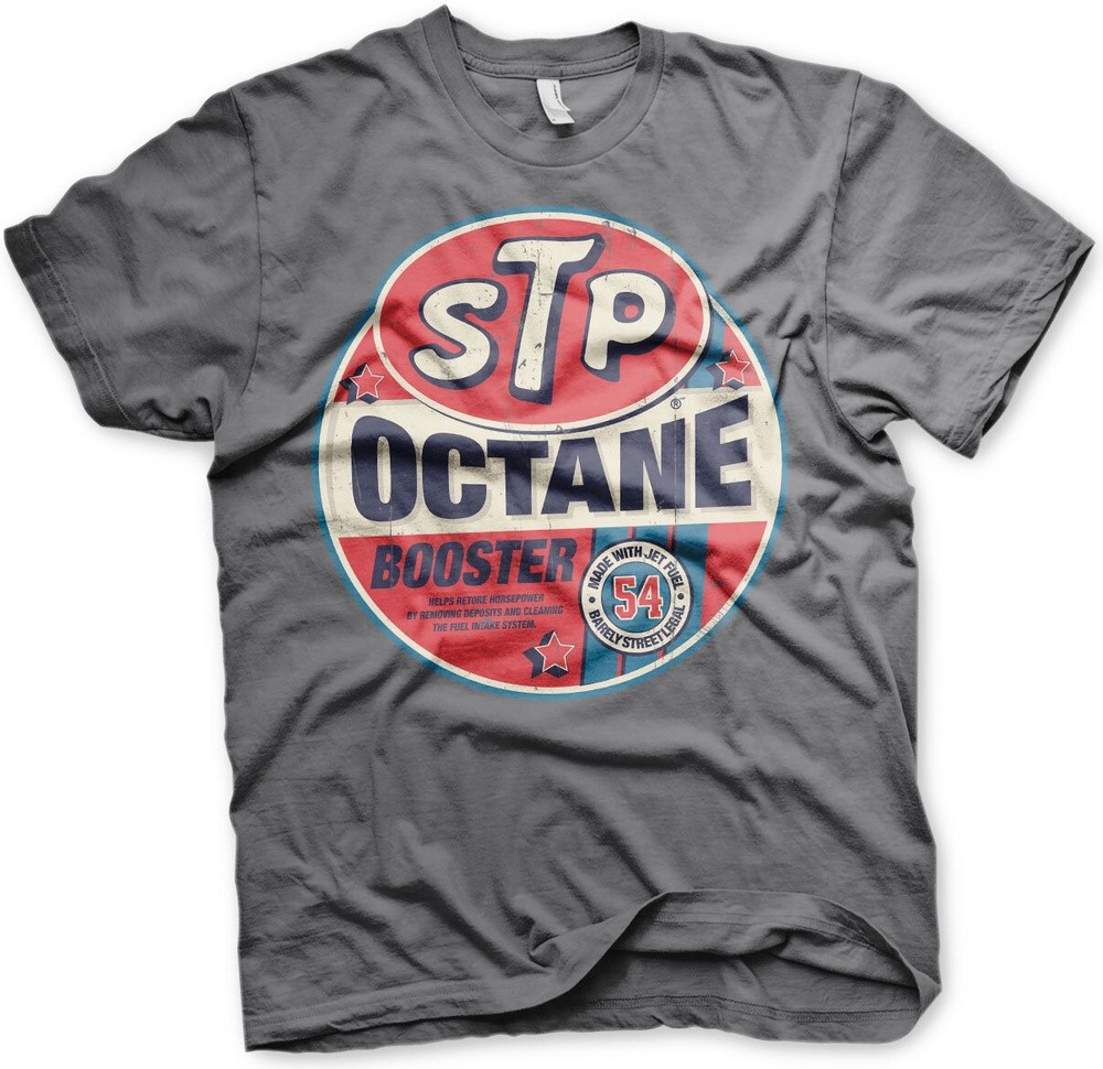 STP Octane Booster T-Shirt Dark-Grey | T-Shirts / Tops | Car / Moto ...
