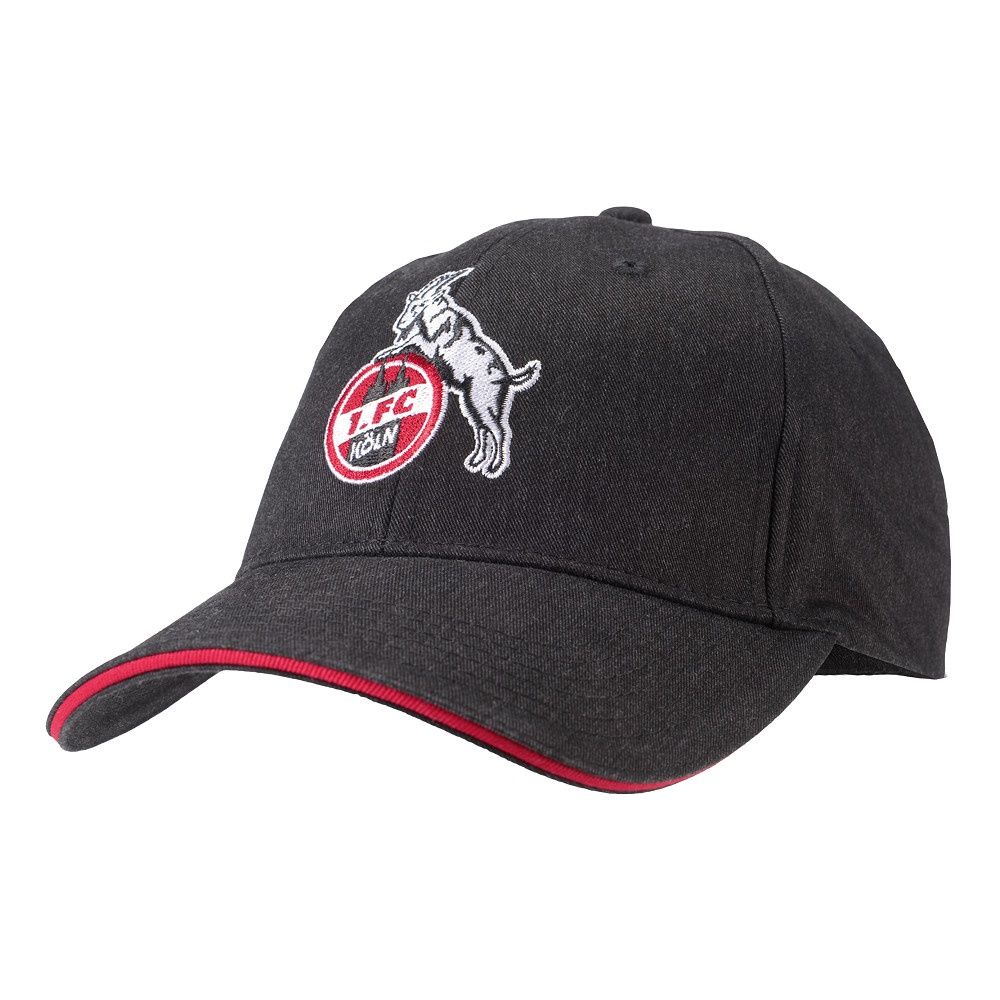 1. FC Köln Kinder Cap Basic mit Logo Kids Fussball Schwarz | Caps ...