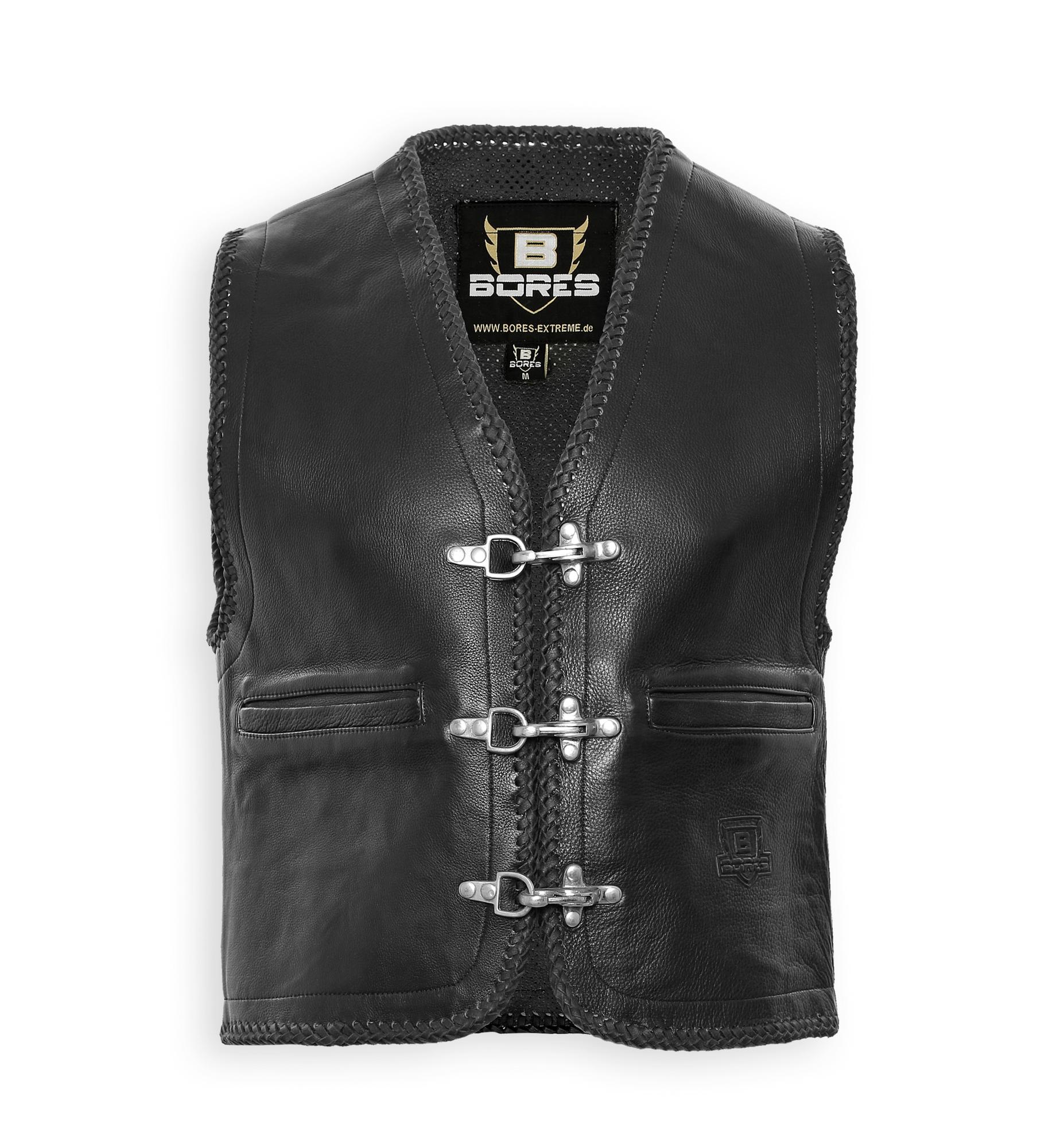 Bores Lederweste Sunride 1 Black | Westen | Herrenbekleidung | Motorrad ...