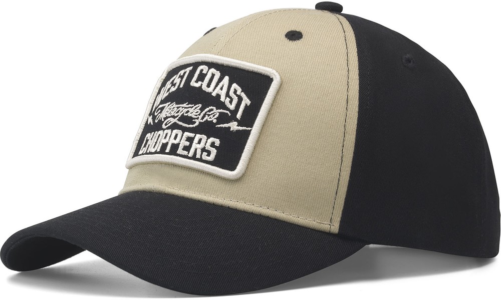 WCC West Coast Choppers Patch Hat Motorcycle Co. - Black/Sand | Caps ...