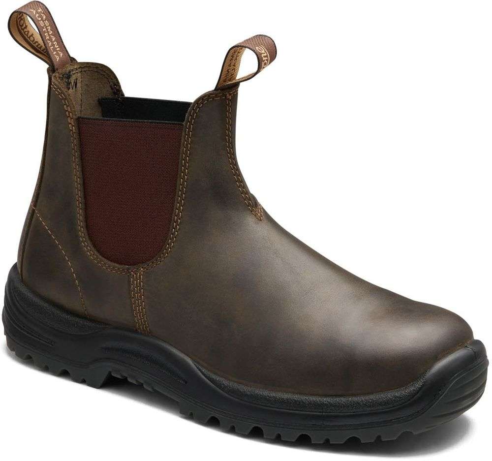 Blundstone Stiefel 196 Brown Leather (Safety Series) | Alle Artikel von ...