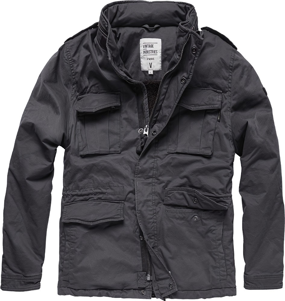 Vintage Industries Winterjacke Madison Jacket Steel | Jackets | Men ...