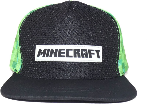 Minecraft - Logo (Snapback Cap) Cap Green | Caps / Mützen | Gaming ...