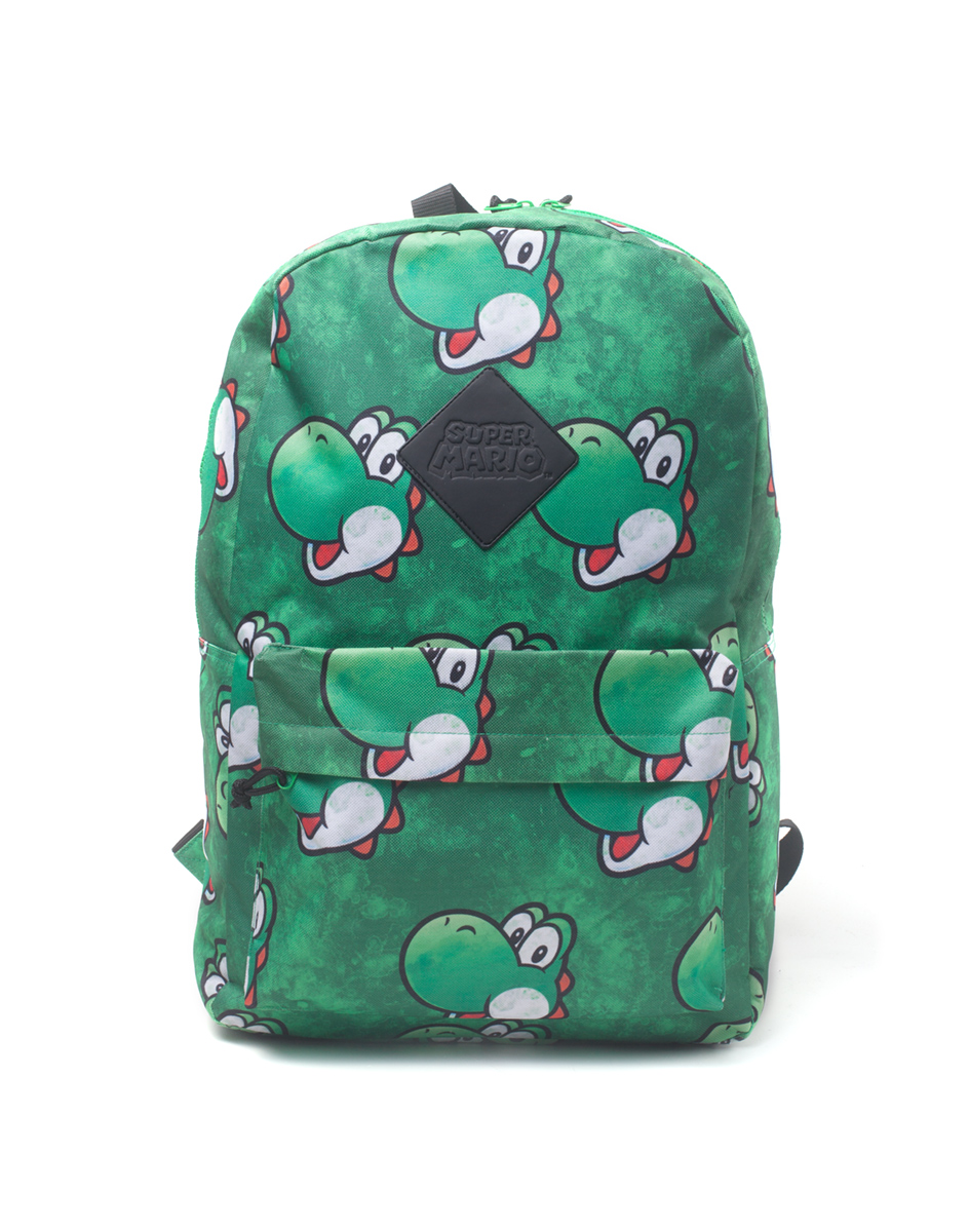 Super Mario Rucksack Nintendo - Yoshi Face Sublimation Print Backpack ...
