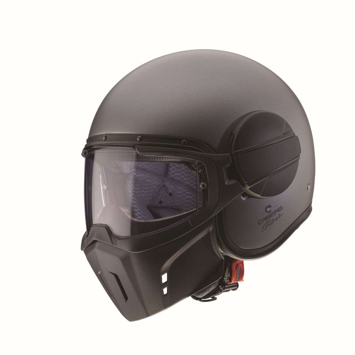Caberg Motorrad Helm Jethelm Ghost matt Gun Metallic Gray | Jethelme ...
