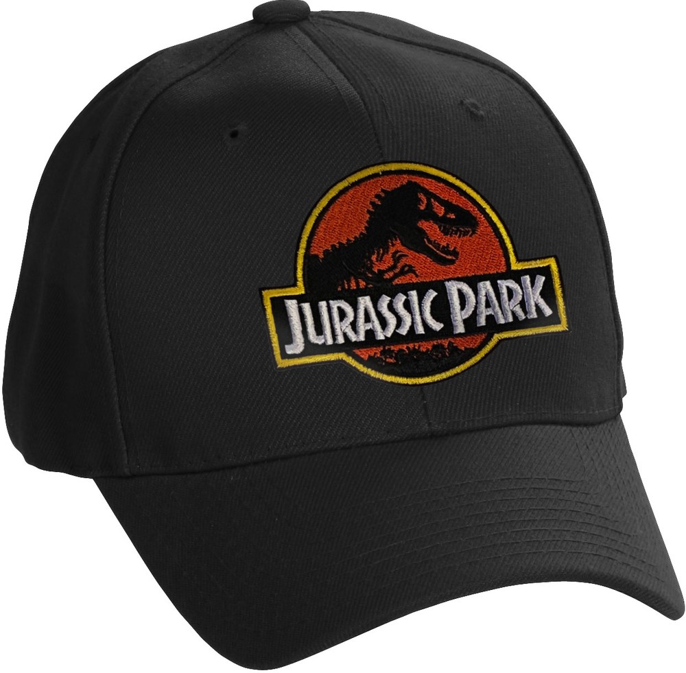 Jurassic Park Patch Flexfit Baseball Cap Black | Caps / Mützen | Filme ...