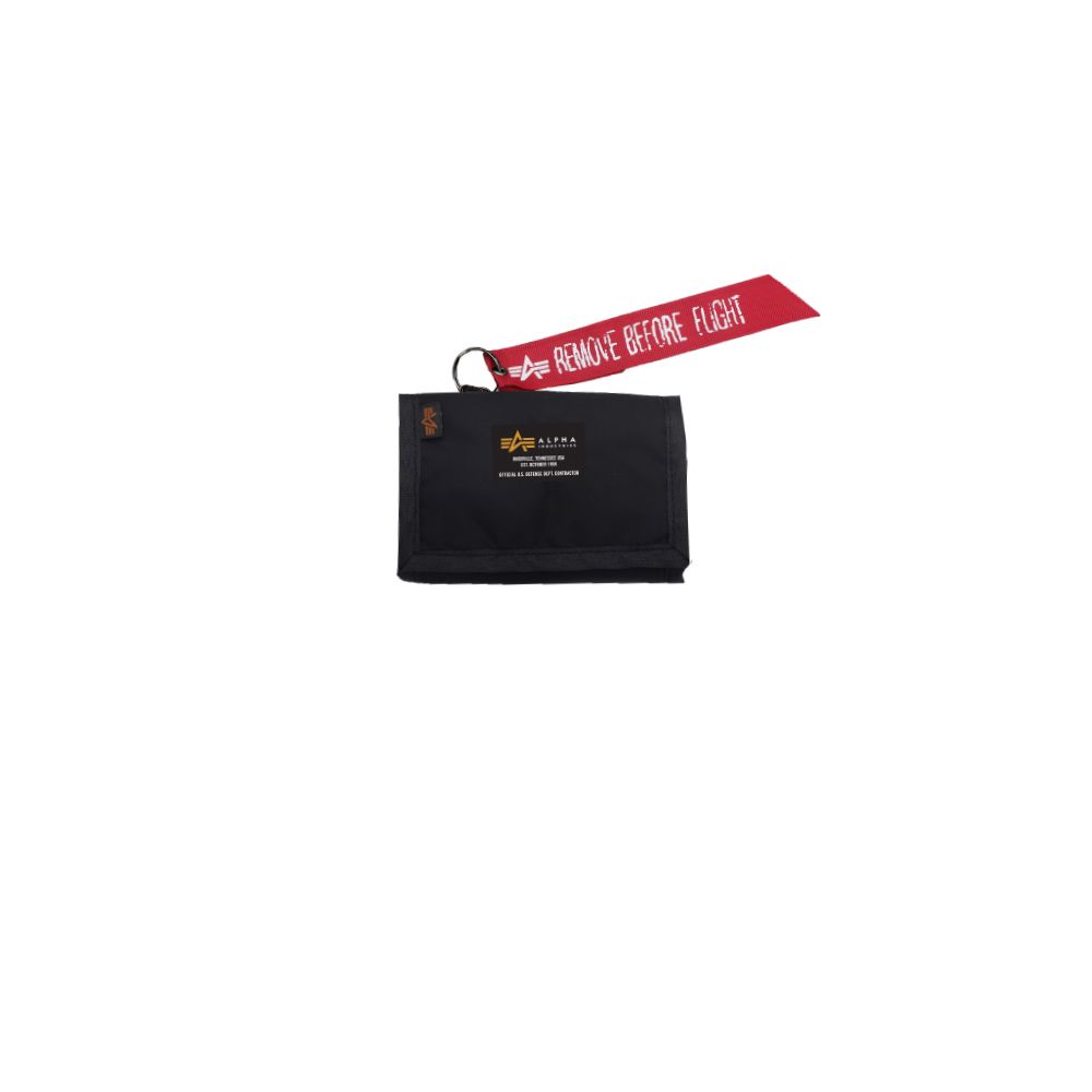 Alpha Industries Crew Wallet Portemonnaies Black | Wallets | Men ...