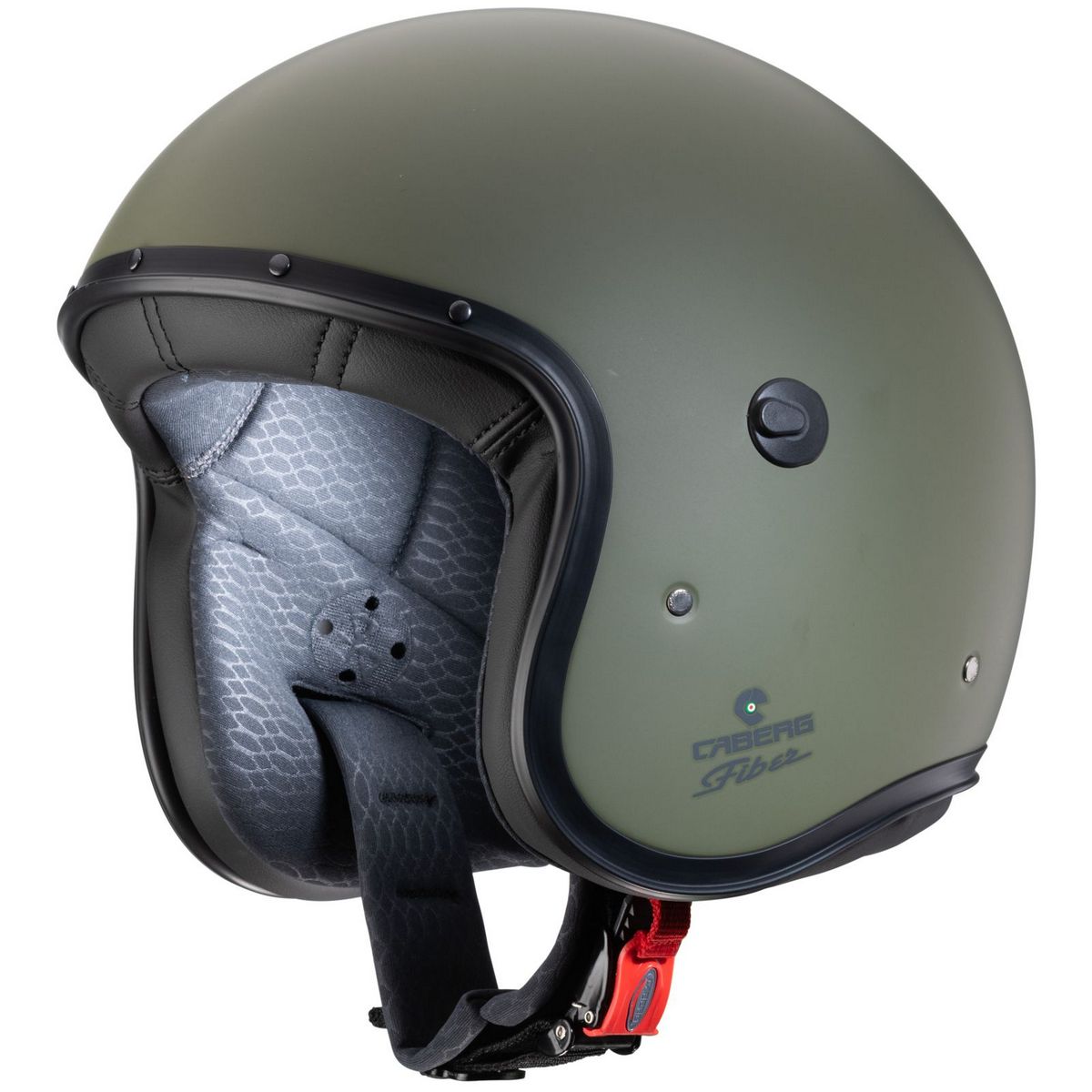 Caberg Motorrad Jethelm Freeride Matt Grün | Jethelme | Helme / Zubehör ...