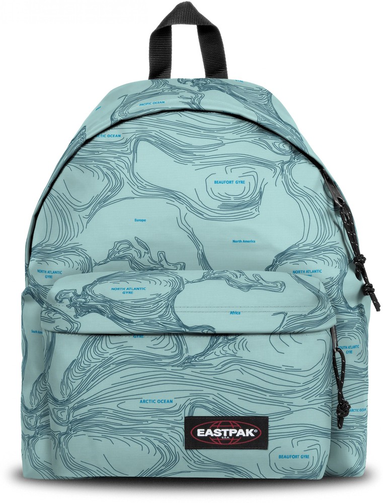 Eastpak Rucksack Backpack Padded Pak'R Map Turquoise | Bags / Backpacks ...